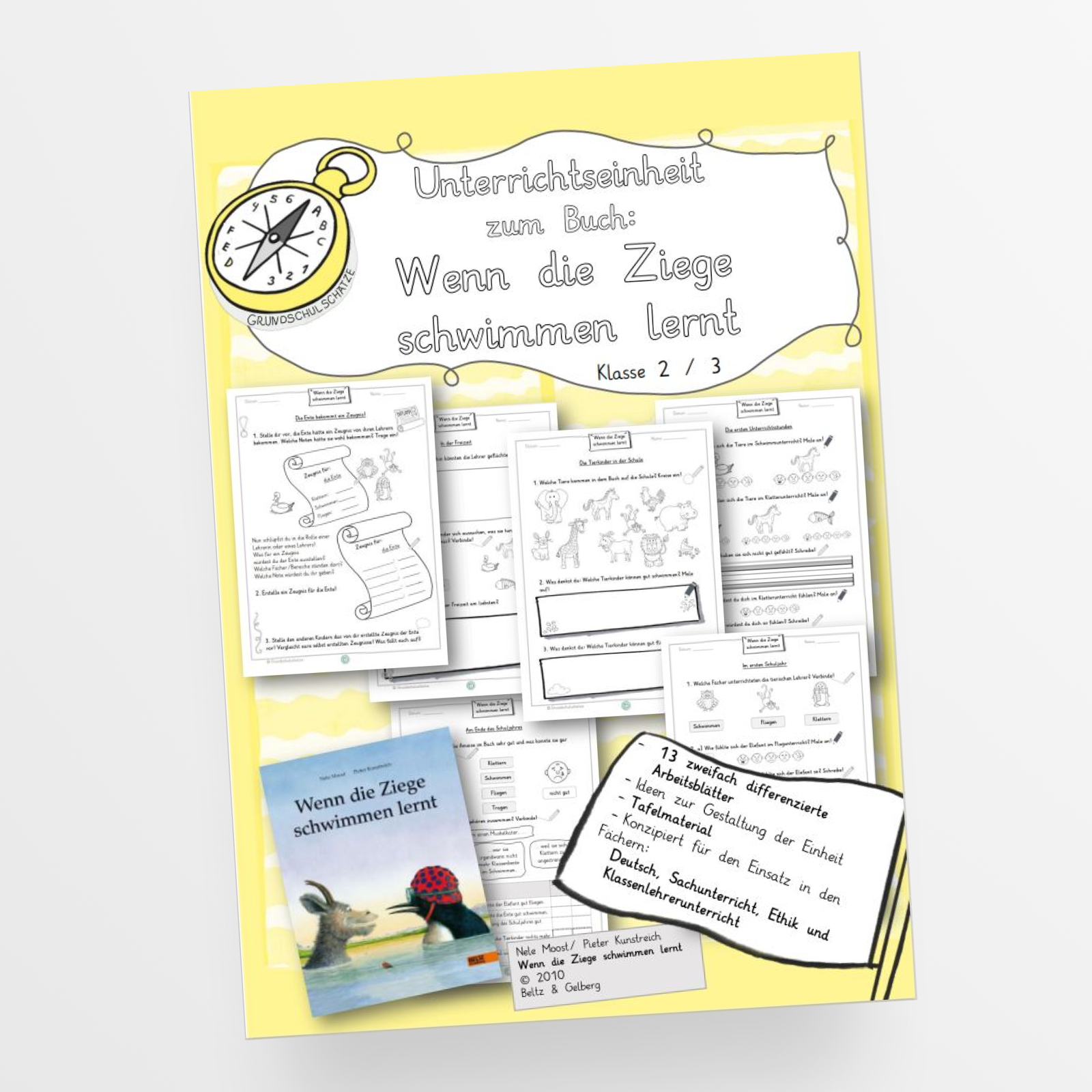 Unterrichtseinheit zum Buch "Wenn die Ziege schwimmen lernt" Ethik Gru ...